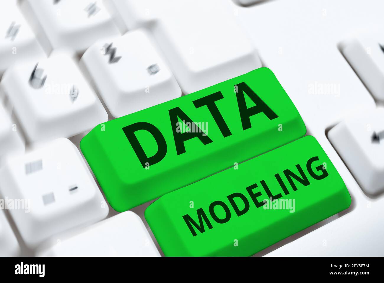 Sign displaying Data Modeling. Business concept process of transferring data between data ...