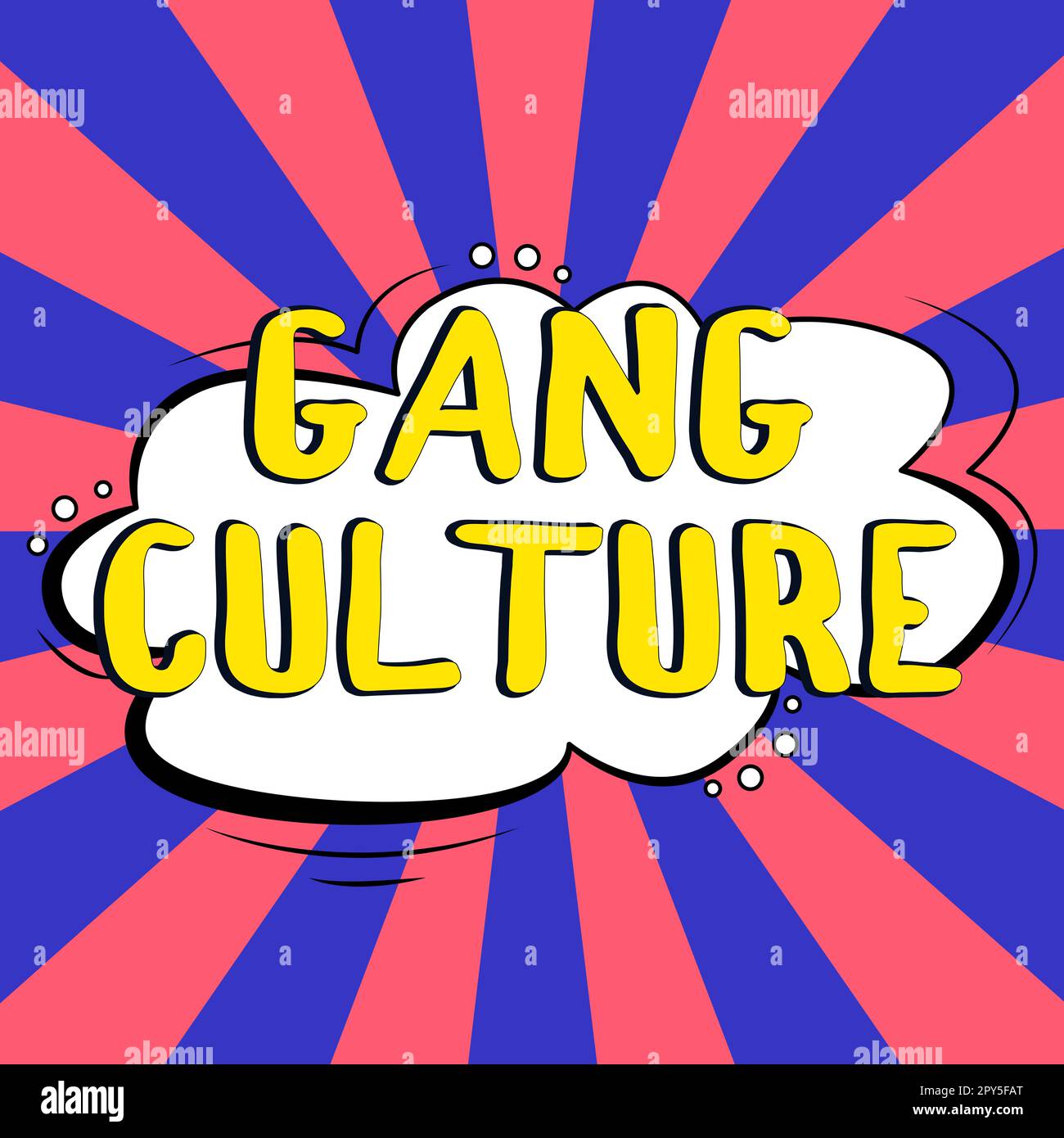 Conceptual caption Gang Culture. Business overview particular ...