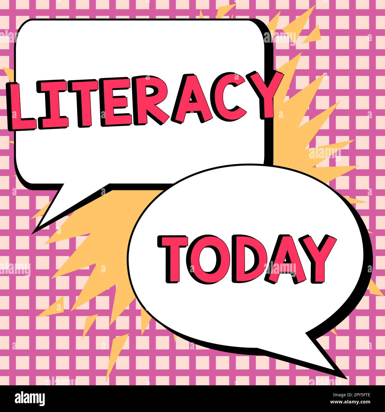 Writing displaying text Literacy. Word for ability to read and write ...