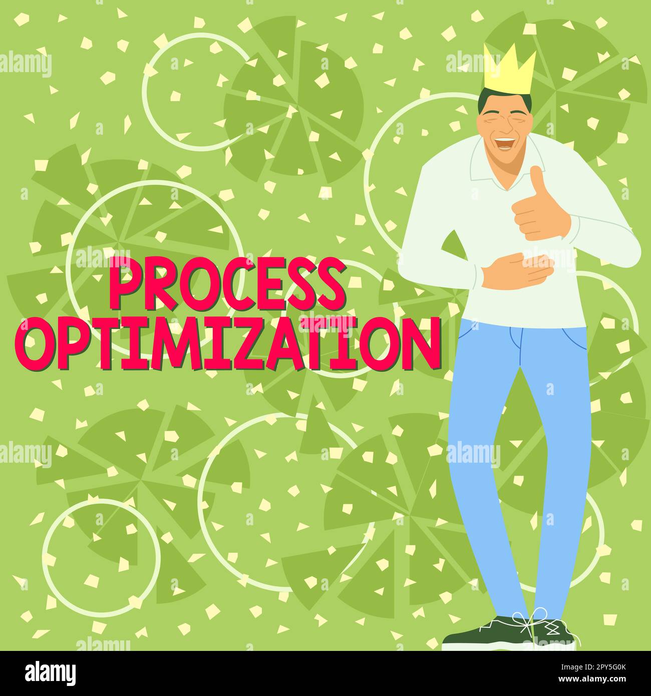 Text caption presenting Process Optimization, Concept meaning Improve ... Text caption presenting Process Optimization, Concept meaning Improve ...
