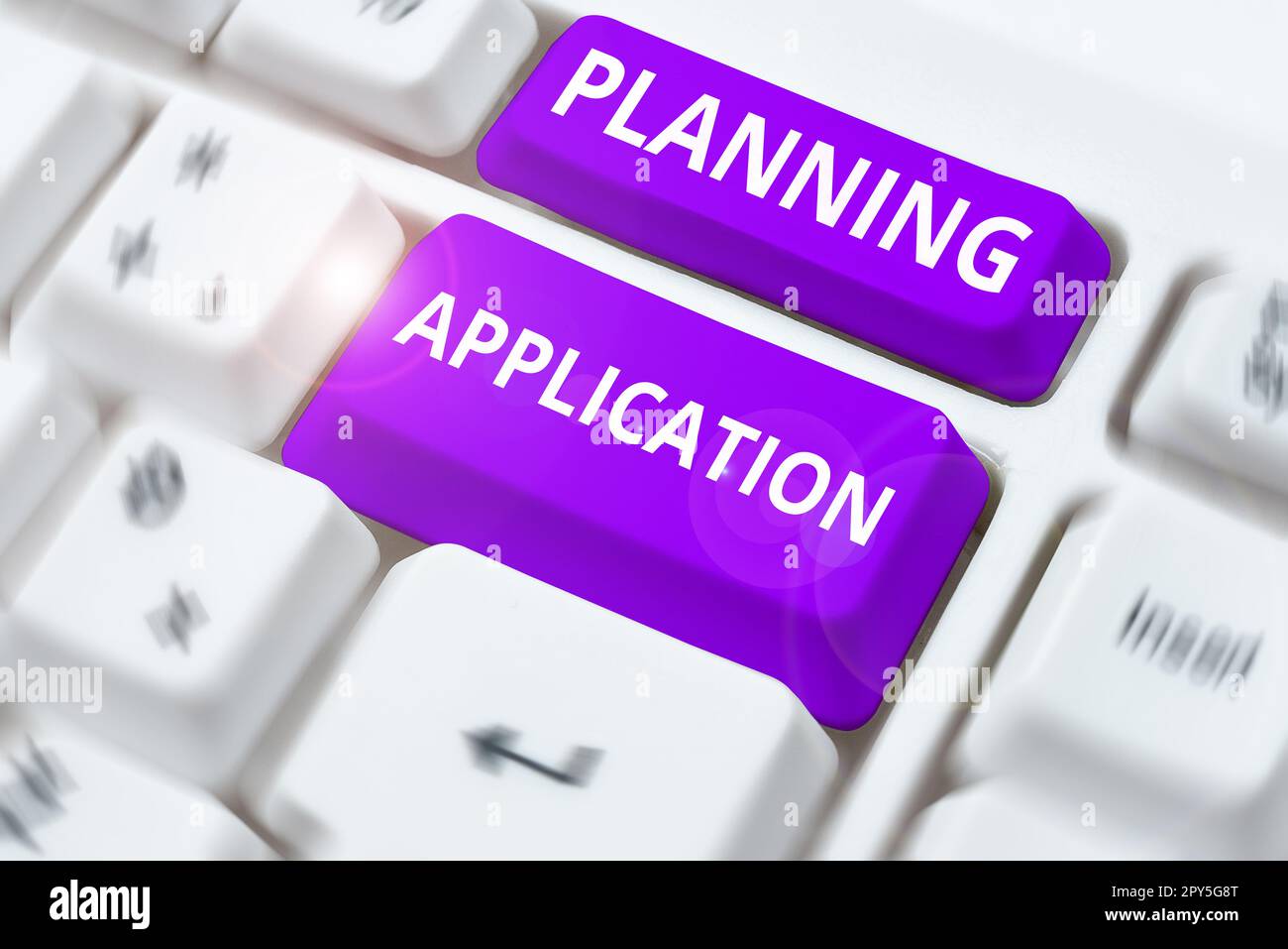 Writing displaying text Planning Application. Concept meaning request ...