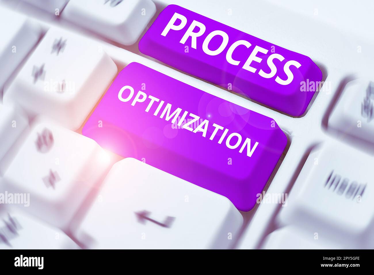 Conceptual caption Process Optimization. Business idea Improve ...