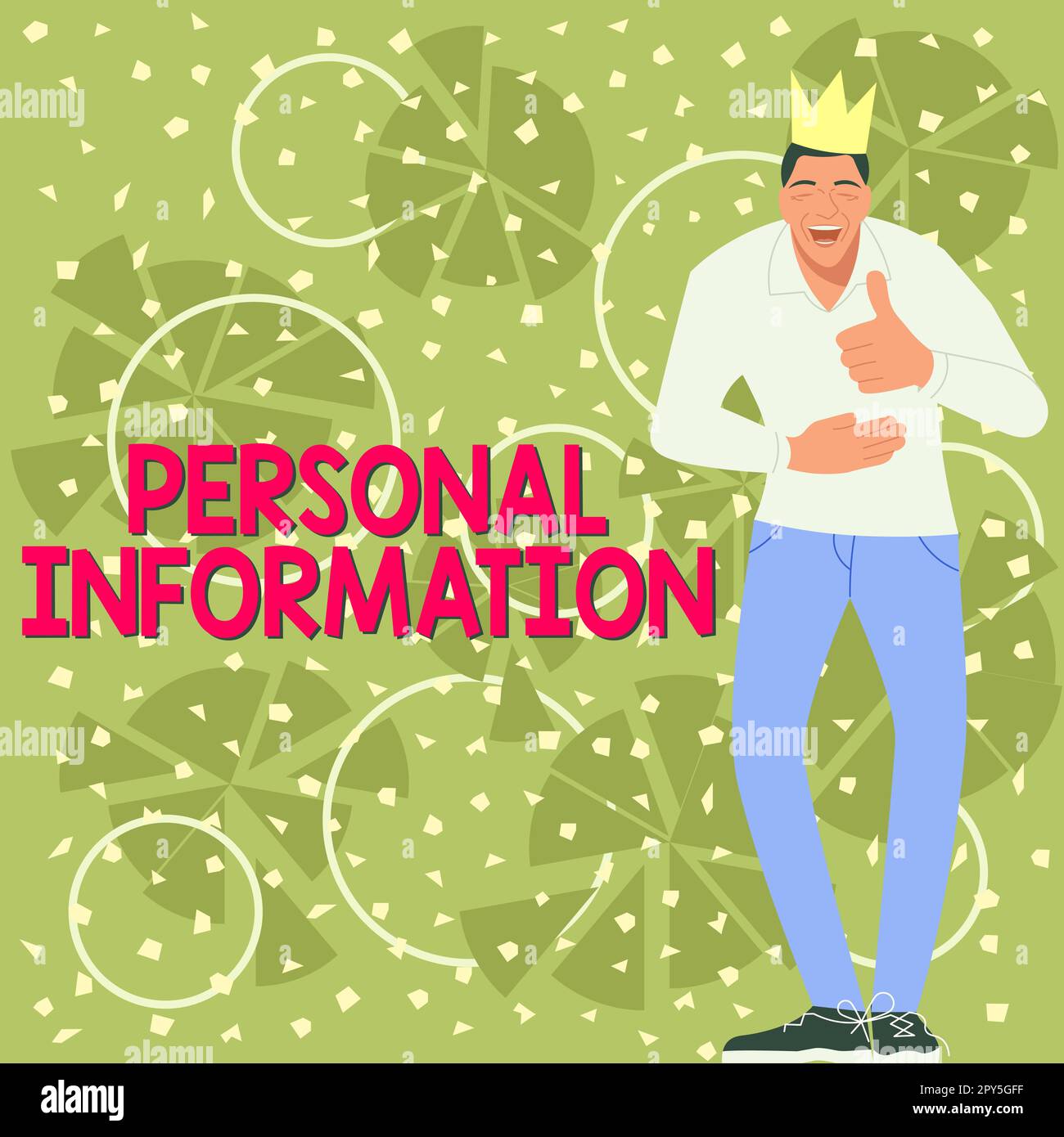 Sign displaying Personal Information. Business approach recorded ...