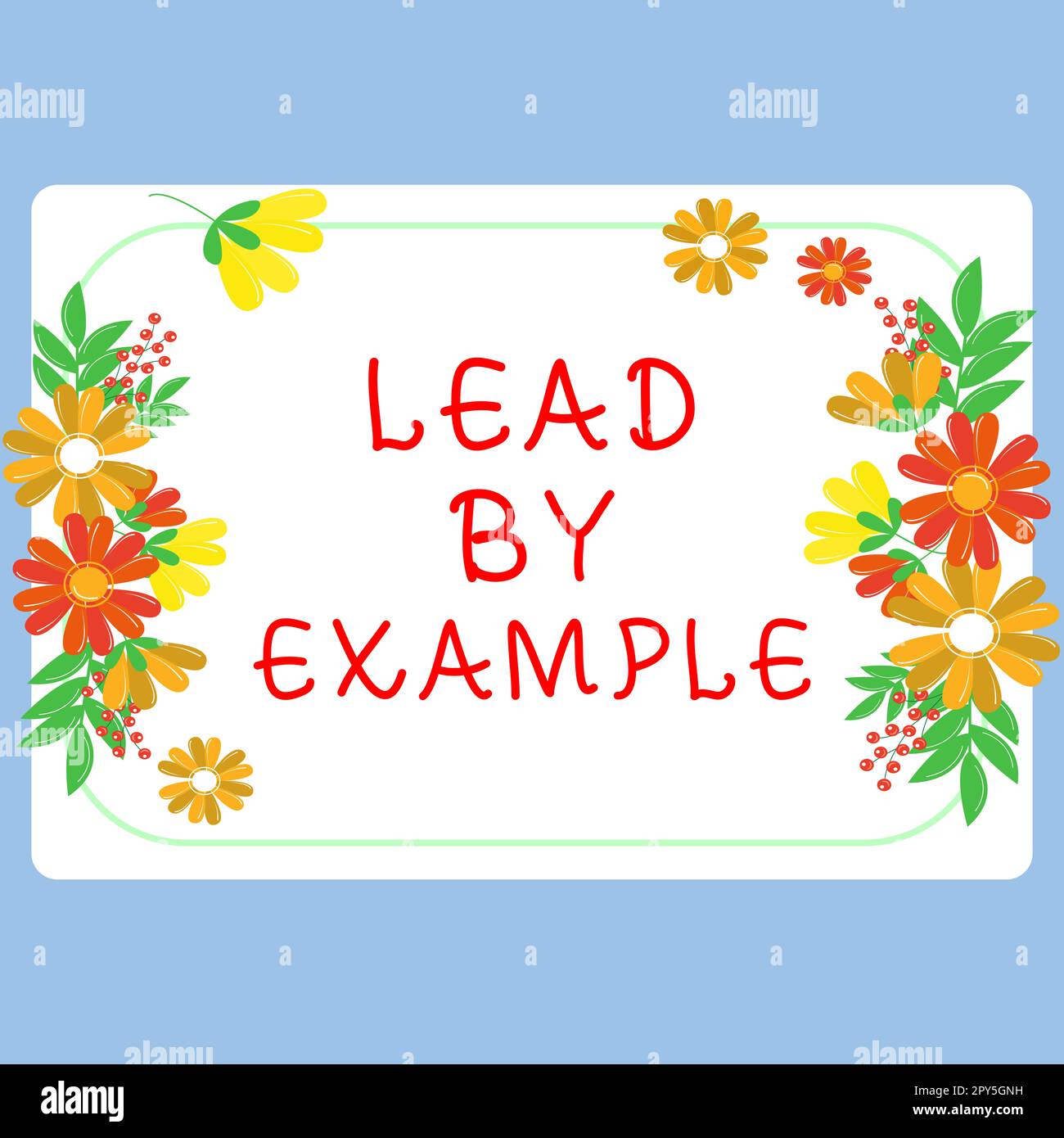 Handwriting text Lead By Example. Business showcase Be a mentor leader ...