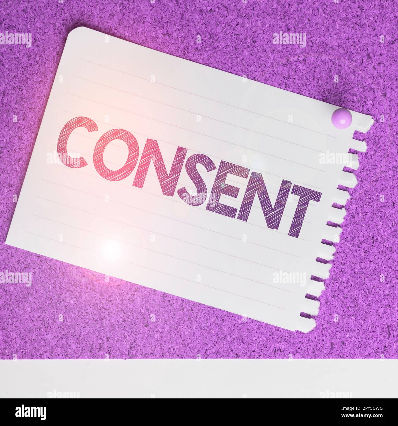 Consent word hi-res stock photography and images - Alamy