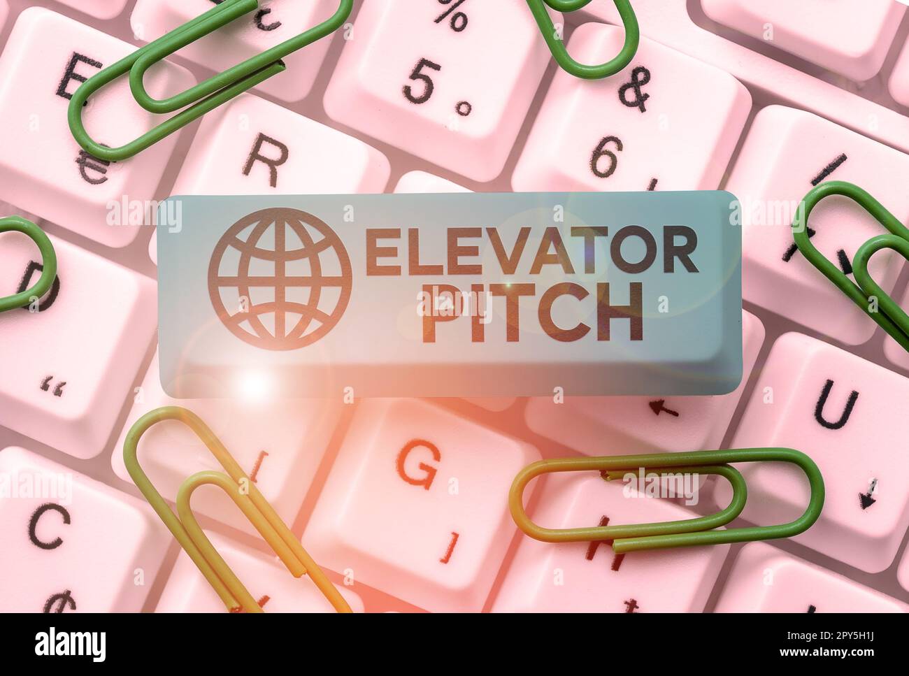Conceptual Display Elevator Pitch Business Overview A Persuasive Sales