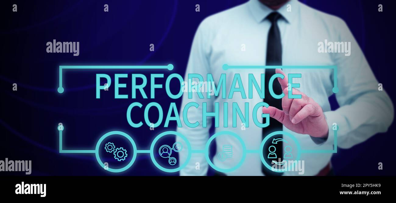 Conceptual display Performance Coaching. Business idea Facilitate the ...