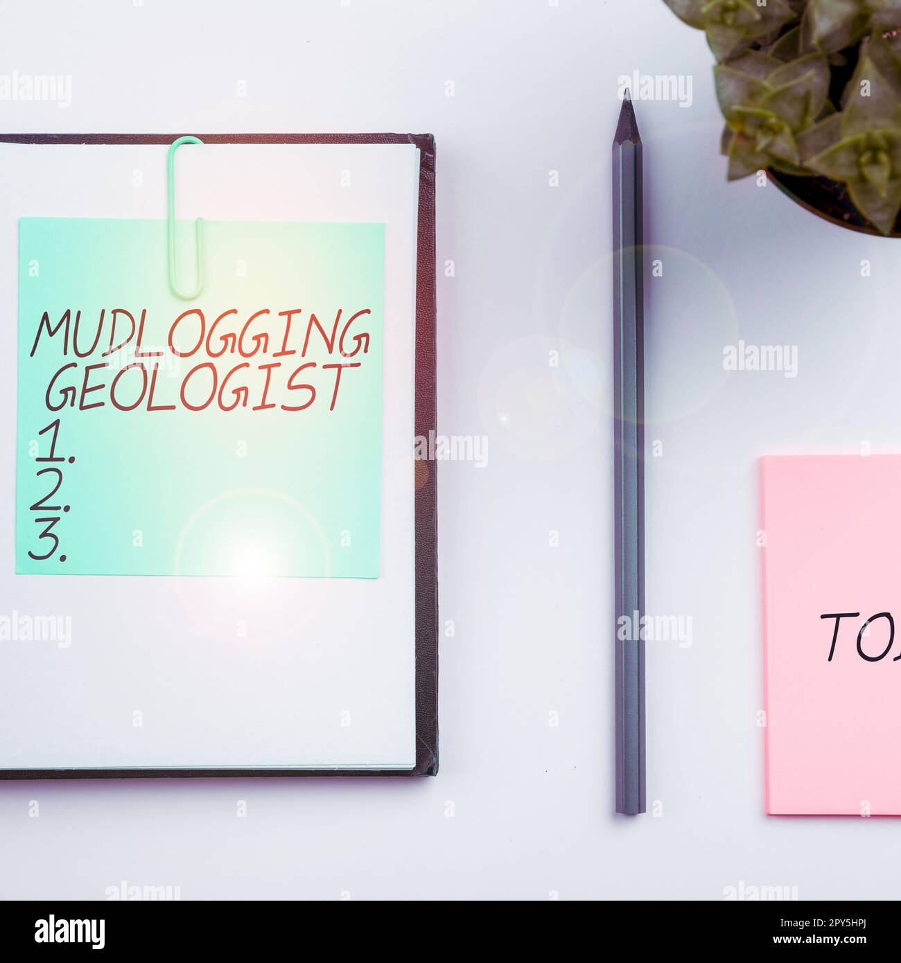 Handwriting text Mudlogging Geologist. Business approach gather ...