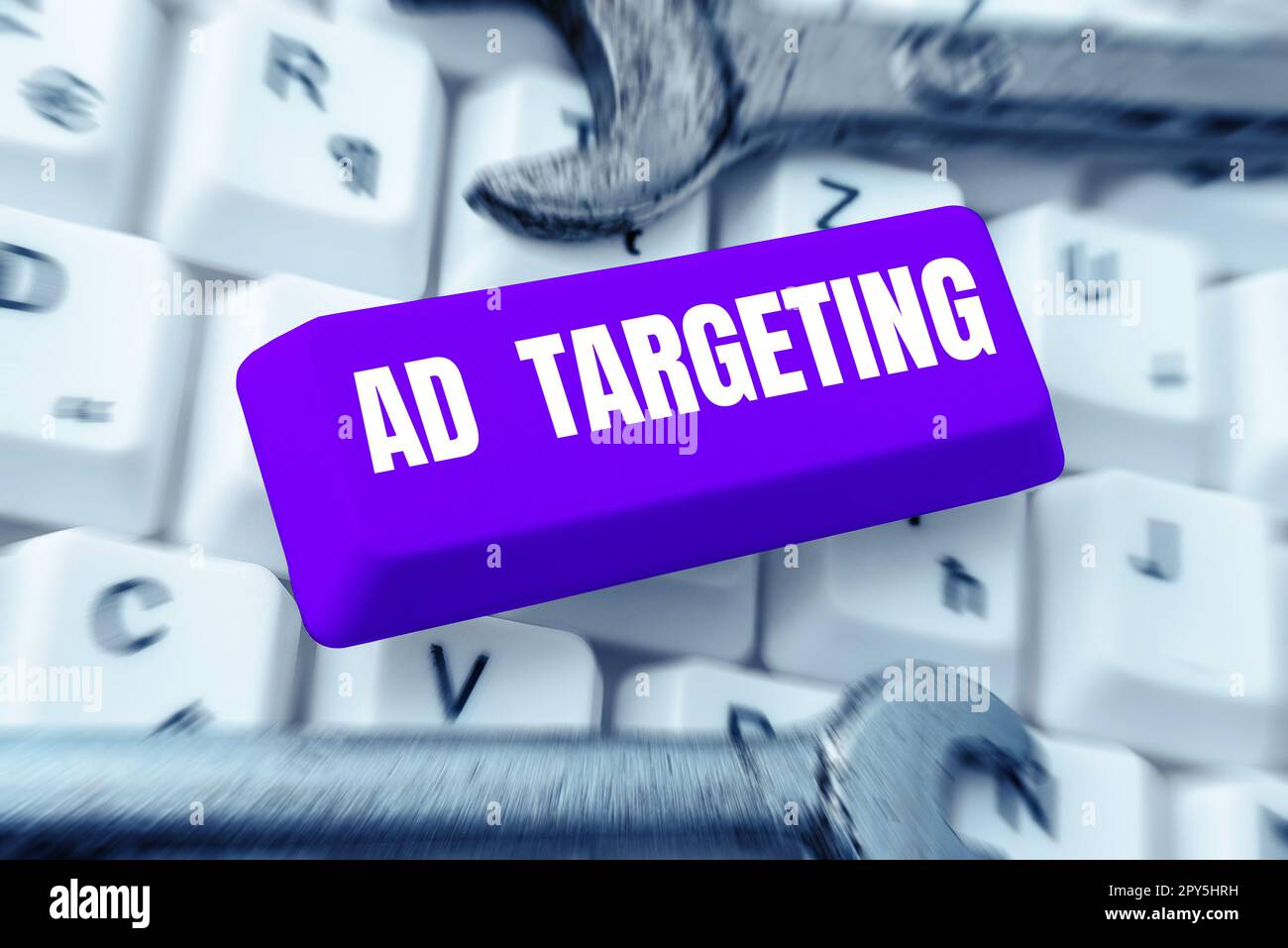 Text sign showing Ad Targeting. Word for target the most receptive ...