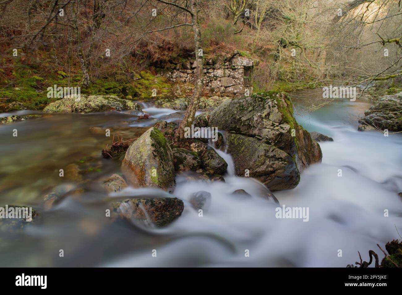 long exposure at the river Stock Photo - Alamy