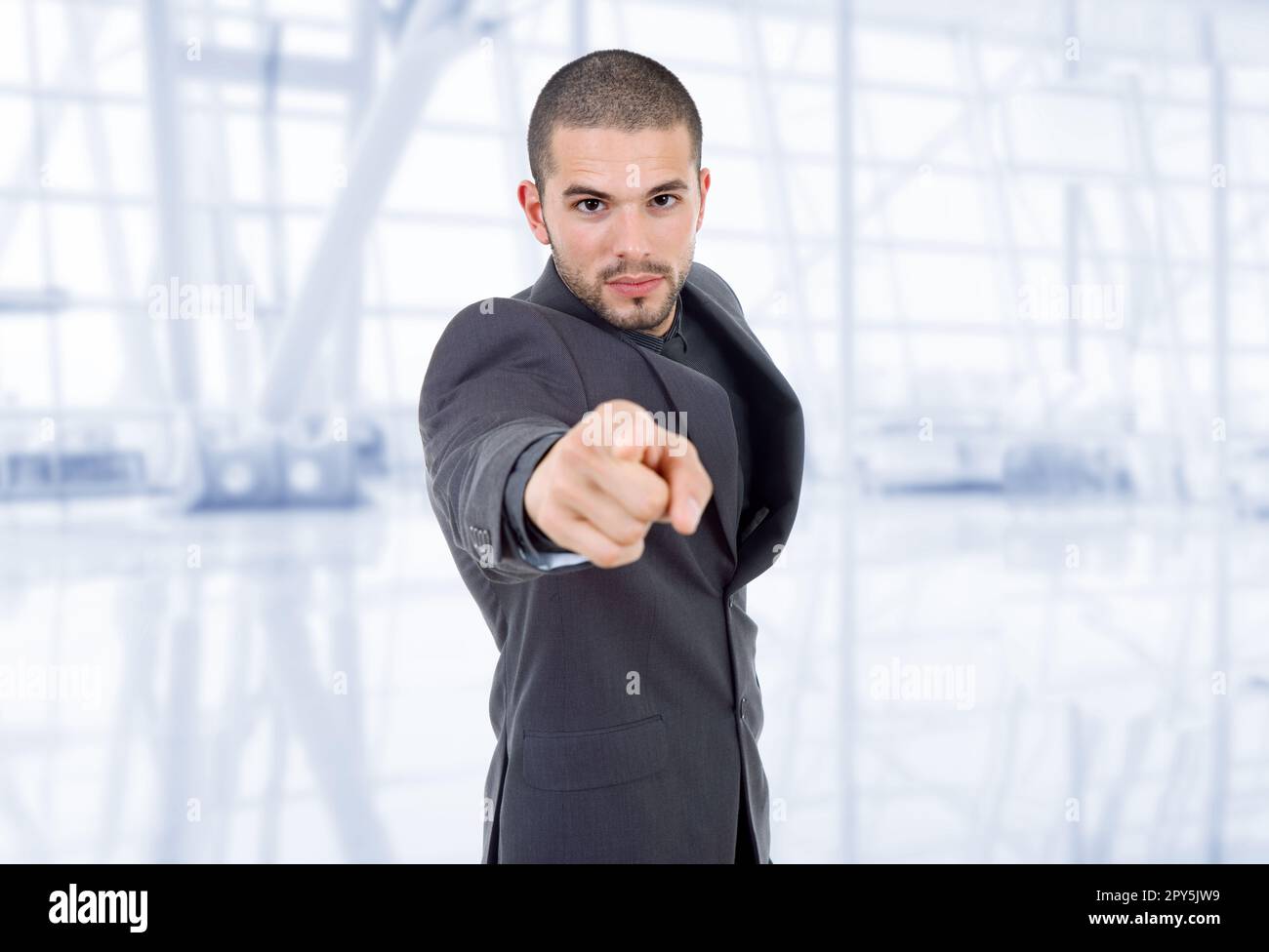 pointing at the office Stock Photo - Alamy