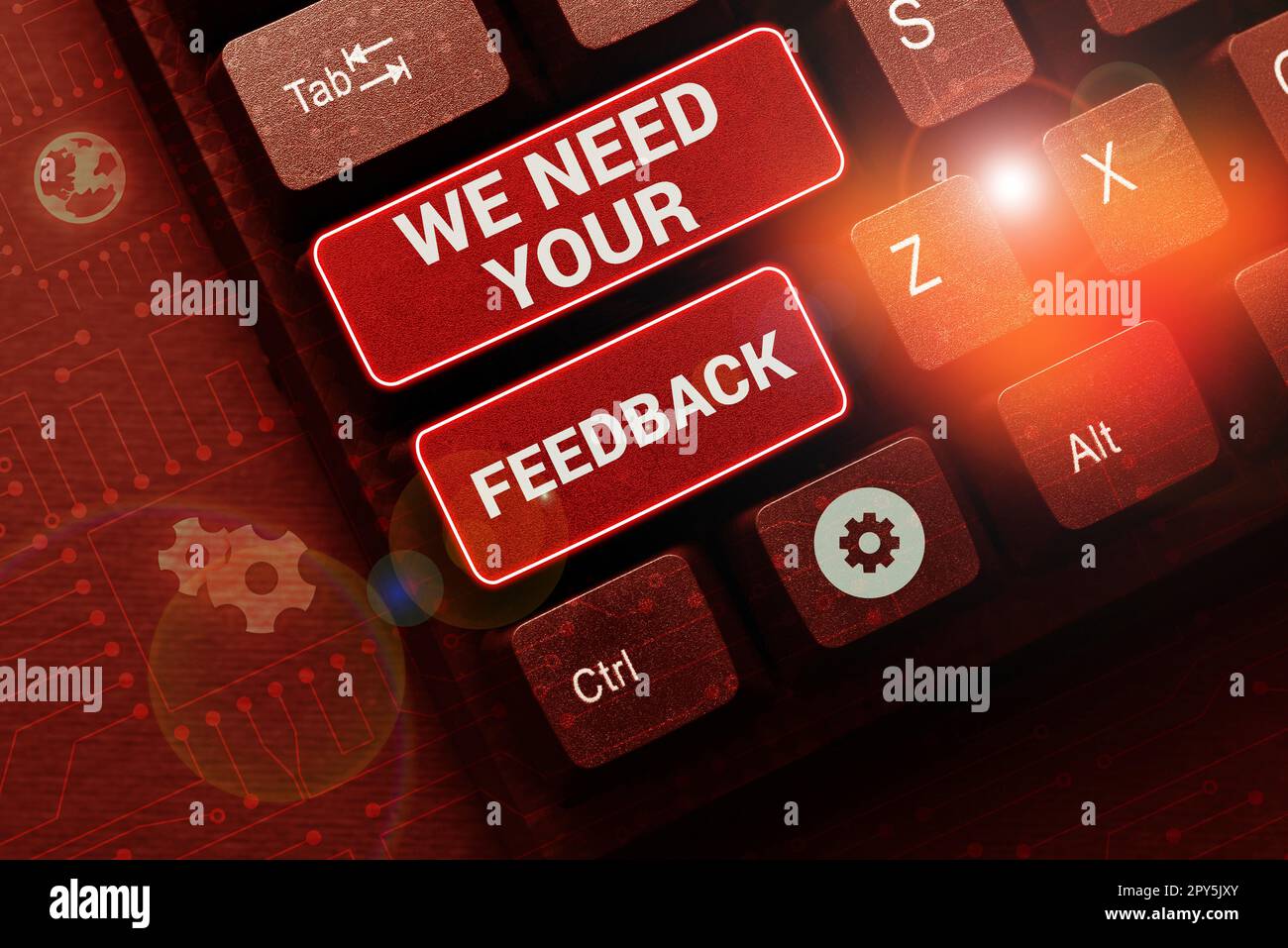 Hand writing sign We Need Your Feedback. Concept meaning Give us your review thoughts comments ...