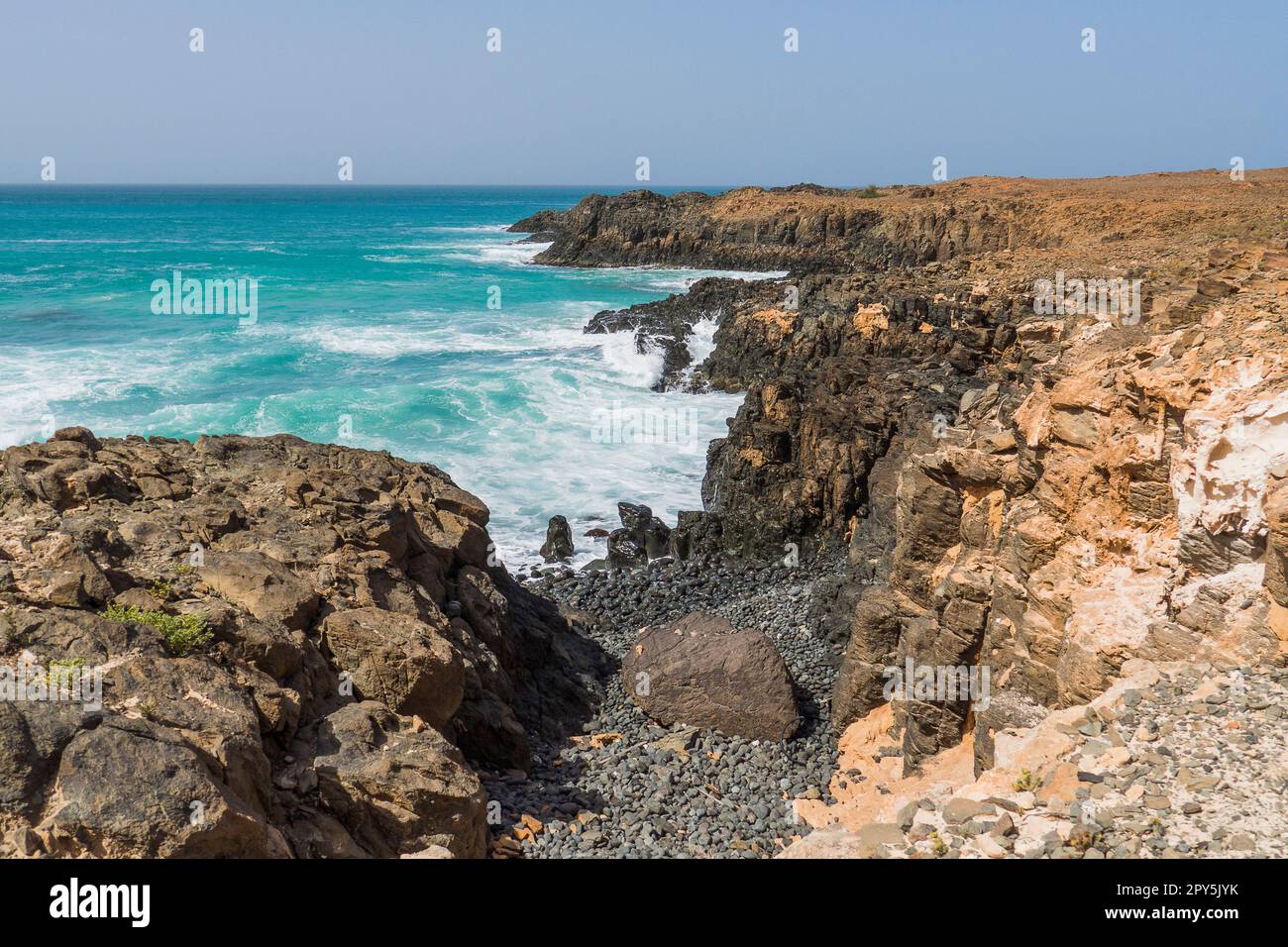 Cape Verde - Boa Vista, Sal Rei - Praia de Cruz Stock Photo - Alamy