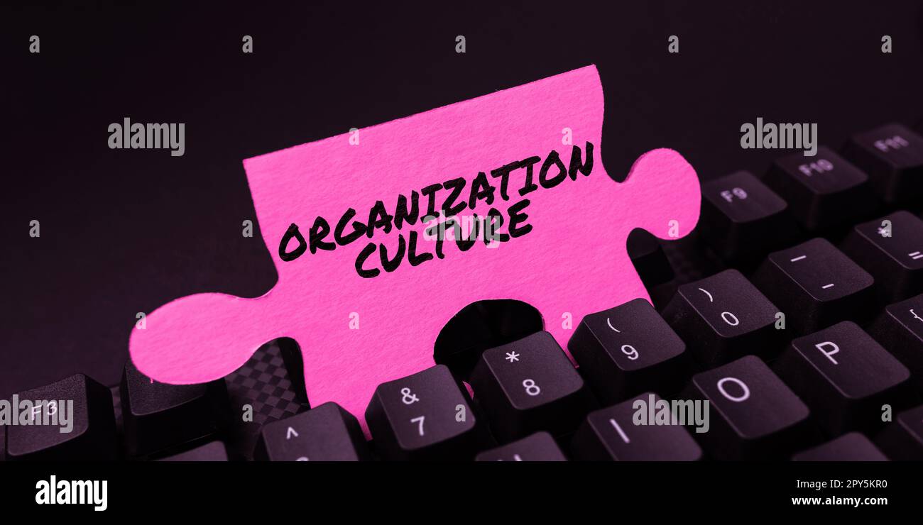Conceptual caption Organization Culture. Word for social and ...