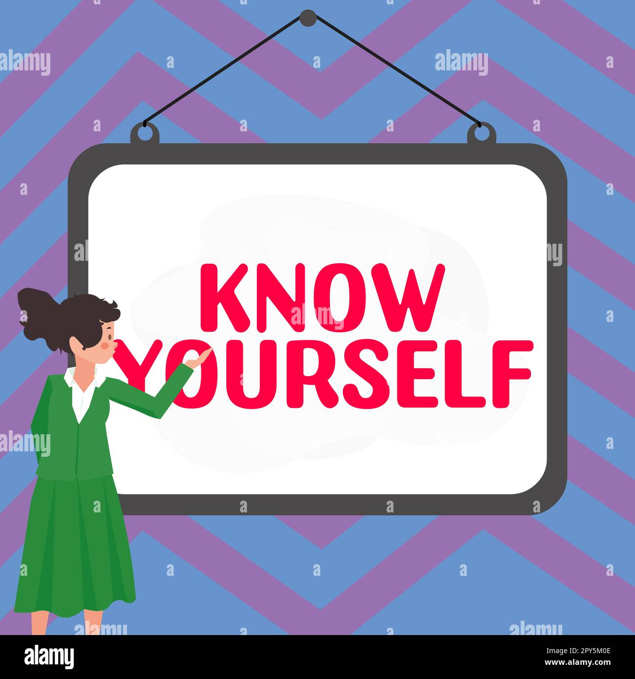 Conceptual display Know Yourself. Business overview Find You ...