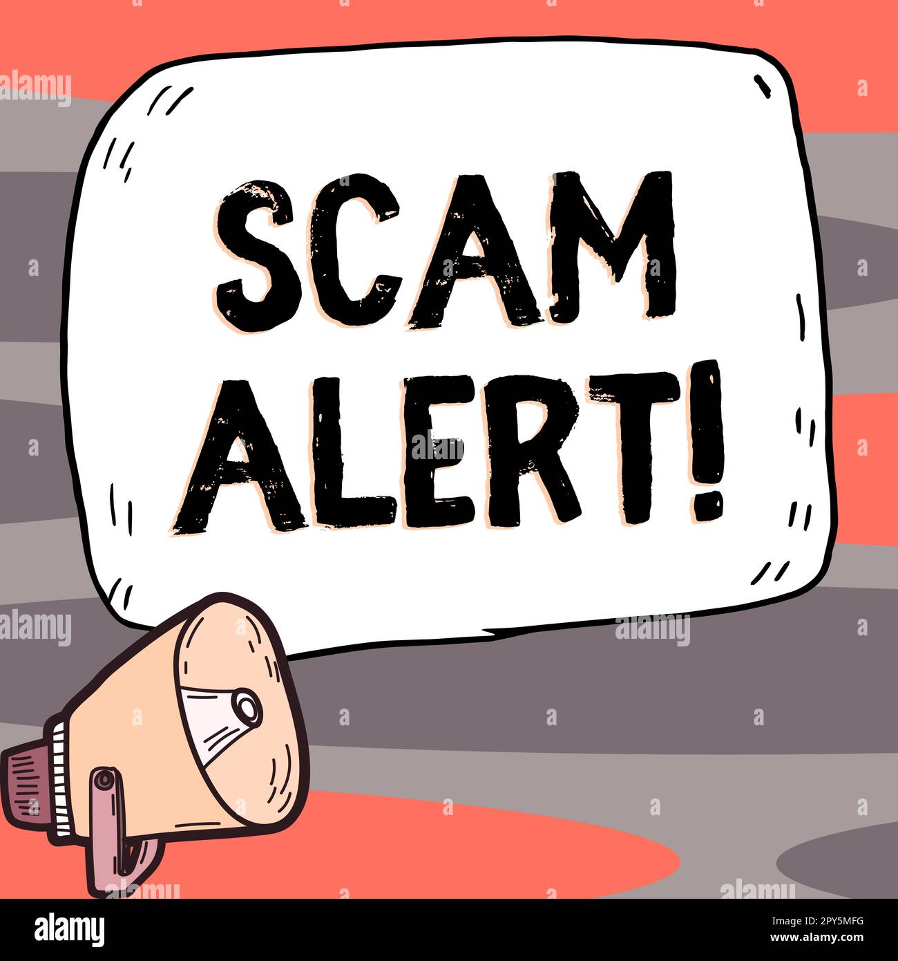 Hand writing sign Scam Alert. Business idea warning someone about ...