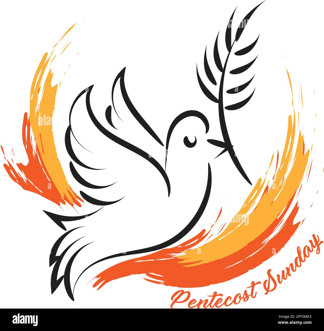 Pentecost symbol Stock Vector Images - Alamy