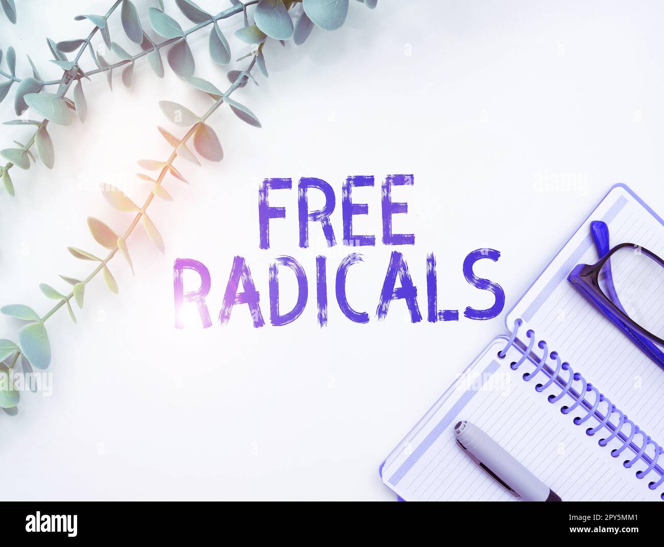 Hand writing sign Free Radicals. Business overview produced in body by ...