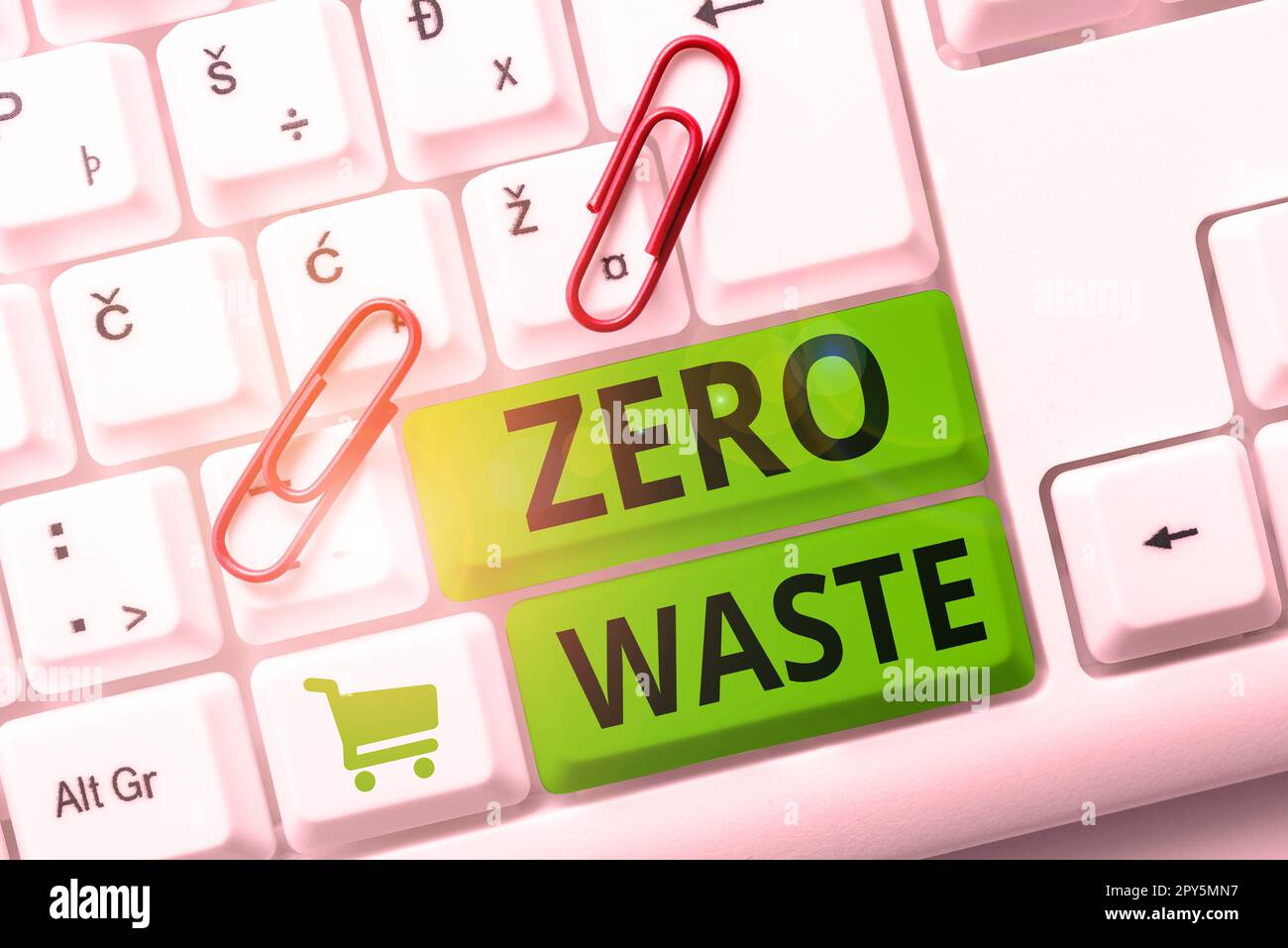 Sign displaying Zero Waste. Conceptual photo industrial responsibility ...