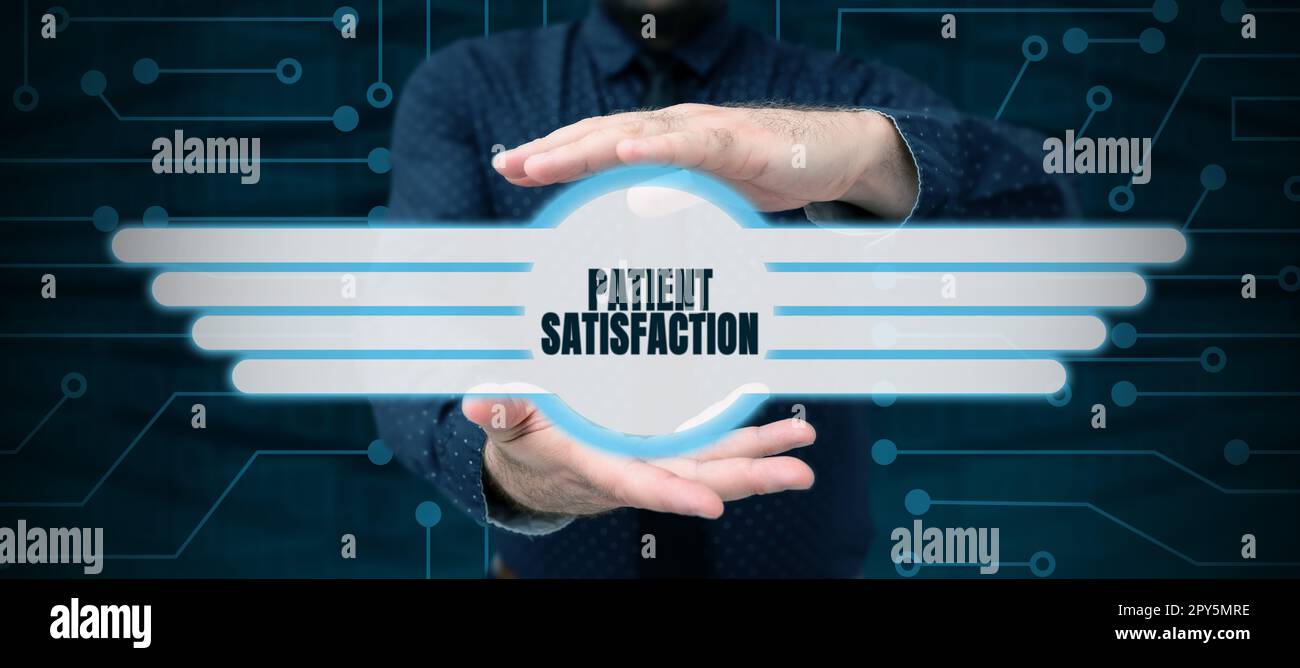 Inspiration showing sign Patient Satisfaction. Word for Indicator for ...