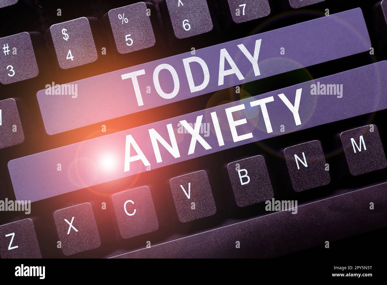 Writing displaying text Anxiety. Word Written on Excessive uneasiness ...