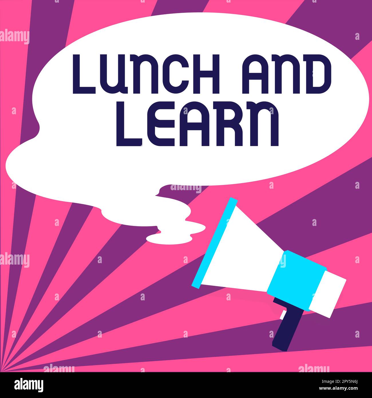 Sign displaying Lunch And Learn. Word Written on Have meal and study ... Sign displaying Lunch And Learn. Word Written on Have meal and study ...