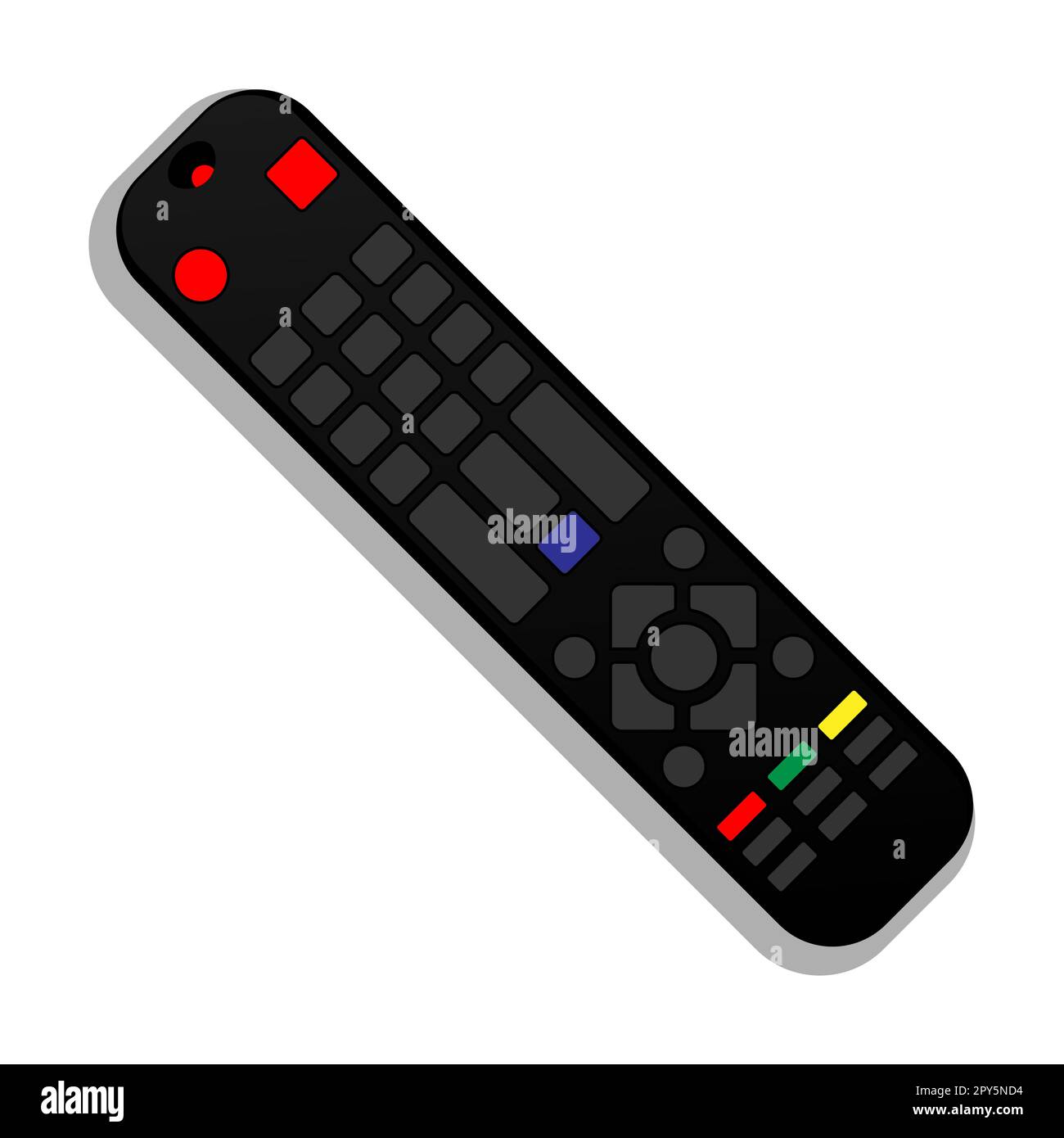 Control tv panel with buttons. Remote control of electronic devices ...