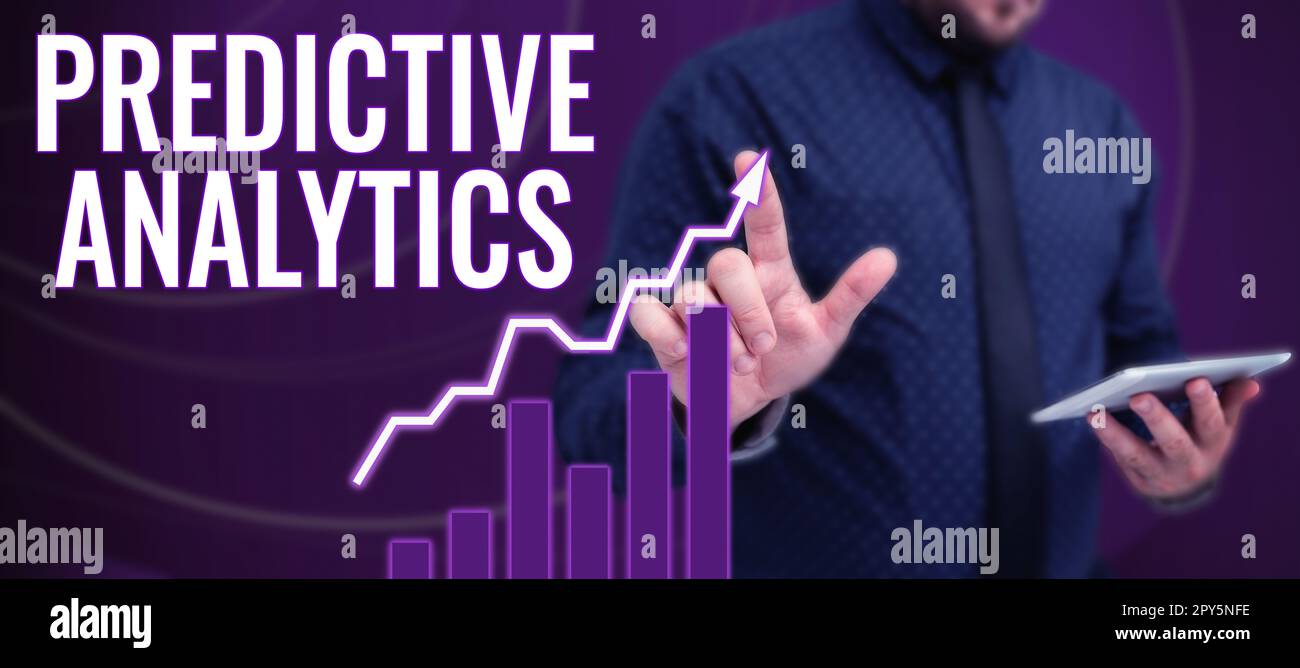 Text caption presenting Predictive Analytics. Business showcase ... Text caption presenting Predictive Analytics. Business showcase ...