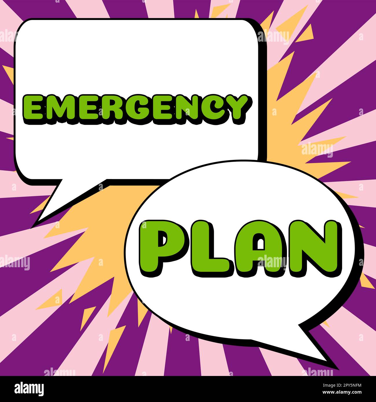 Conceptual caption Emergency Plan. Conceptual photo Procedures for ...