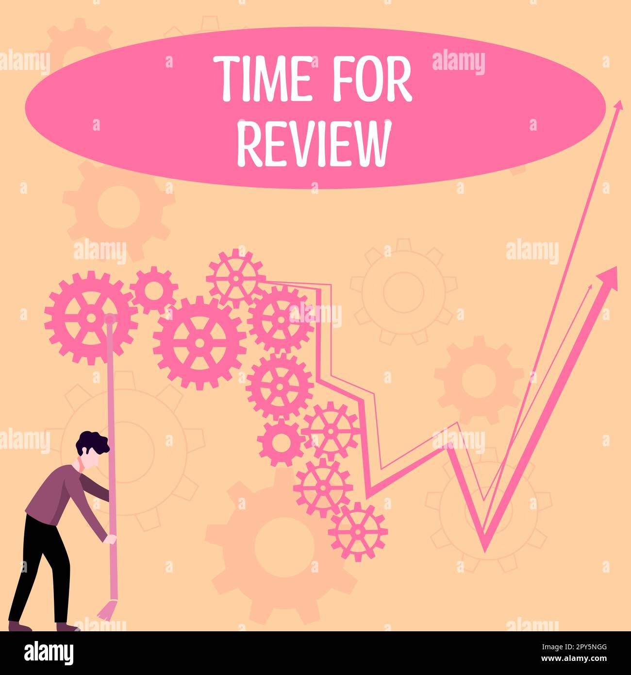 Hand writing sign Time For Review. Business showcase Evaluation ...