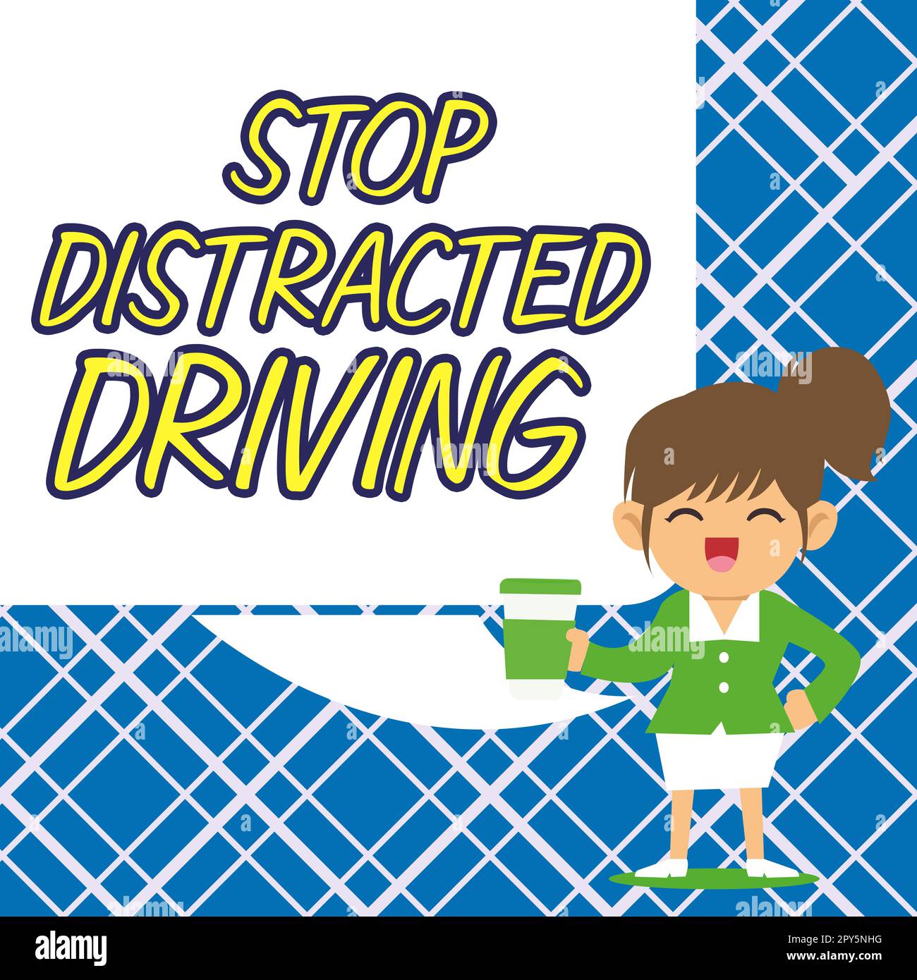 Writing displaying text Stop Distracted Driving. Business overview ...
