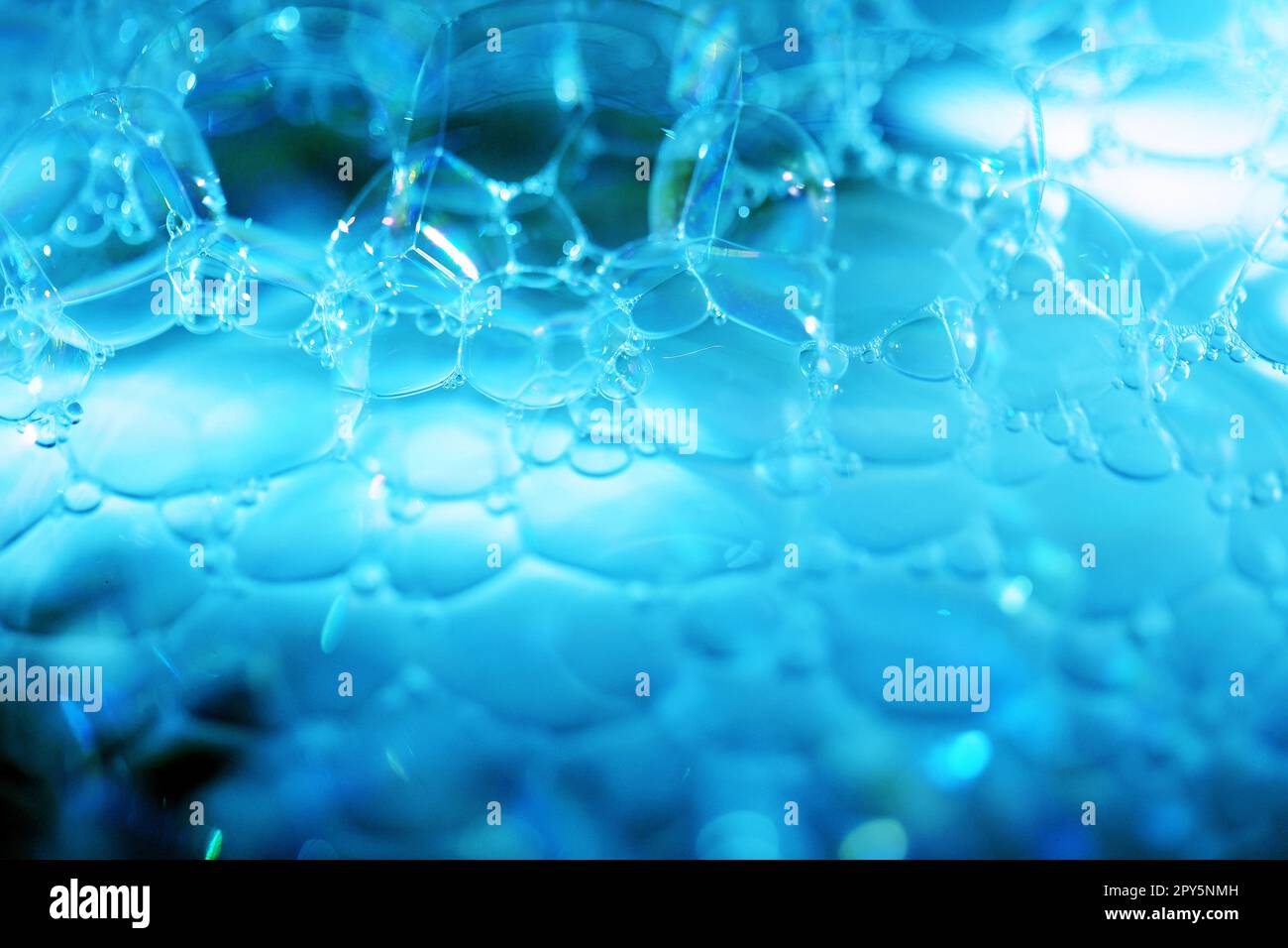 Detergent bubbles, bubble closeup background image Stock Photo - Alamy