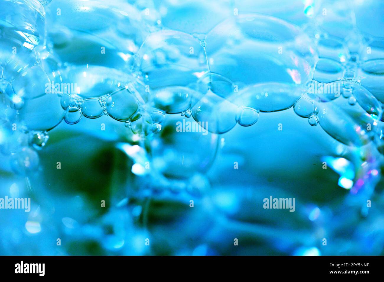 Detergent bubbles, bubble closeup background image Stock Photo - Alamy