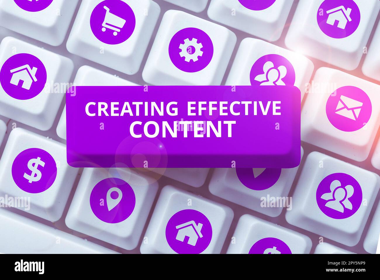 Writing displaying text Creating Effective Content. Business approach ...