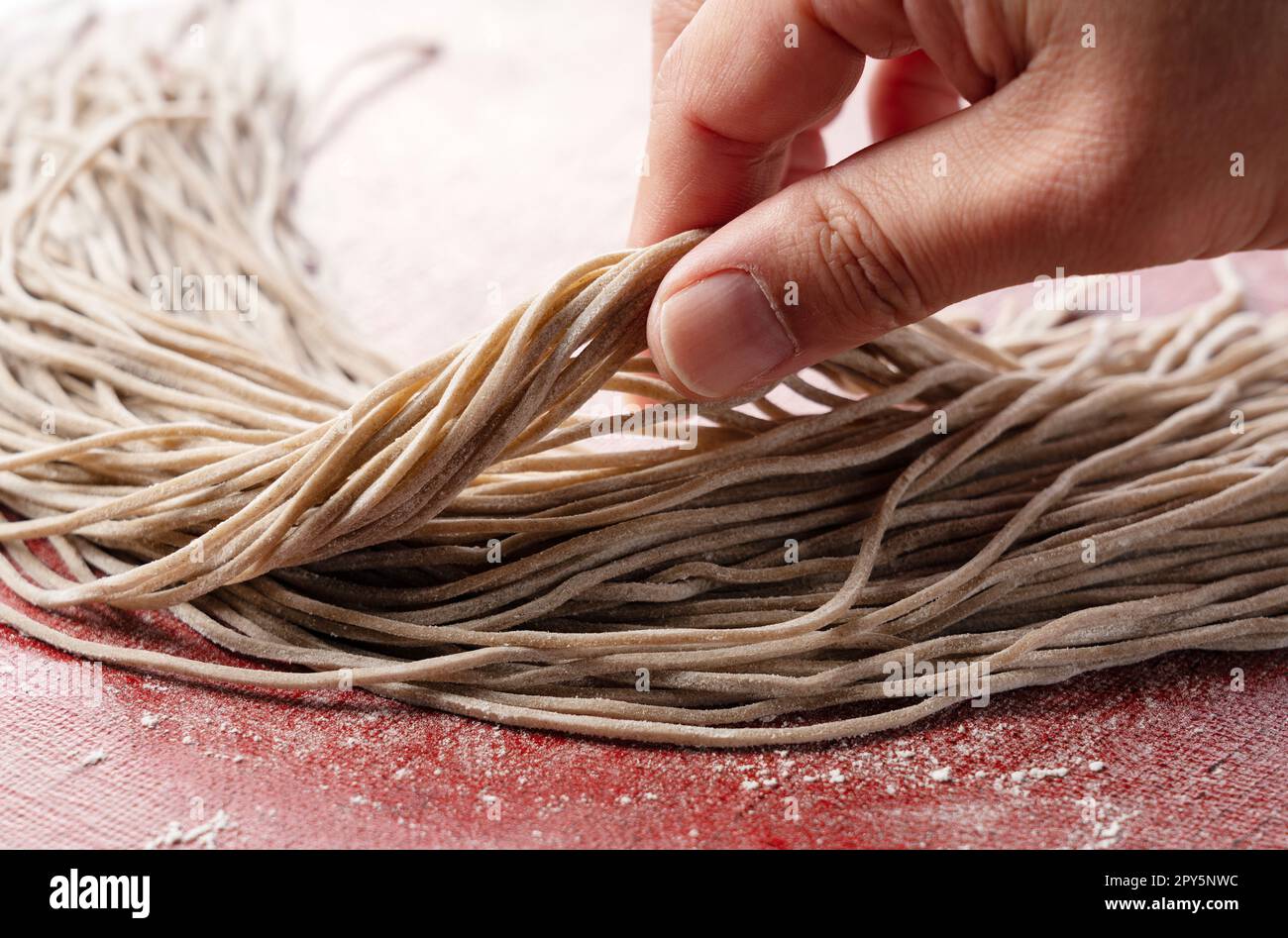 Soba noodles japan eating hi-res stock photography and images - Alamy