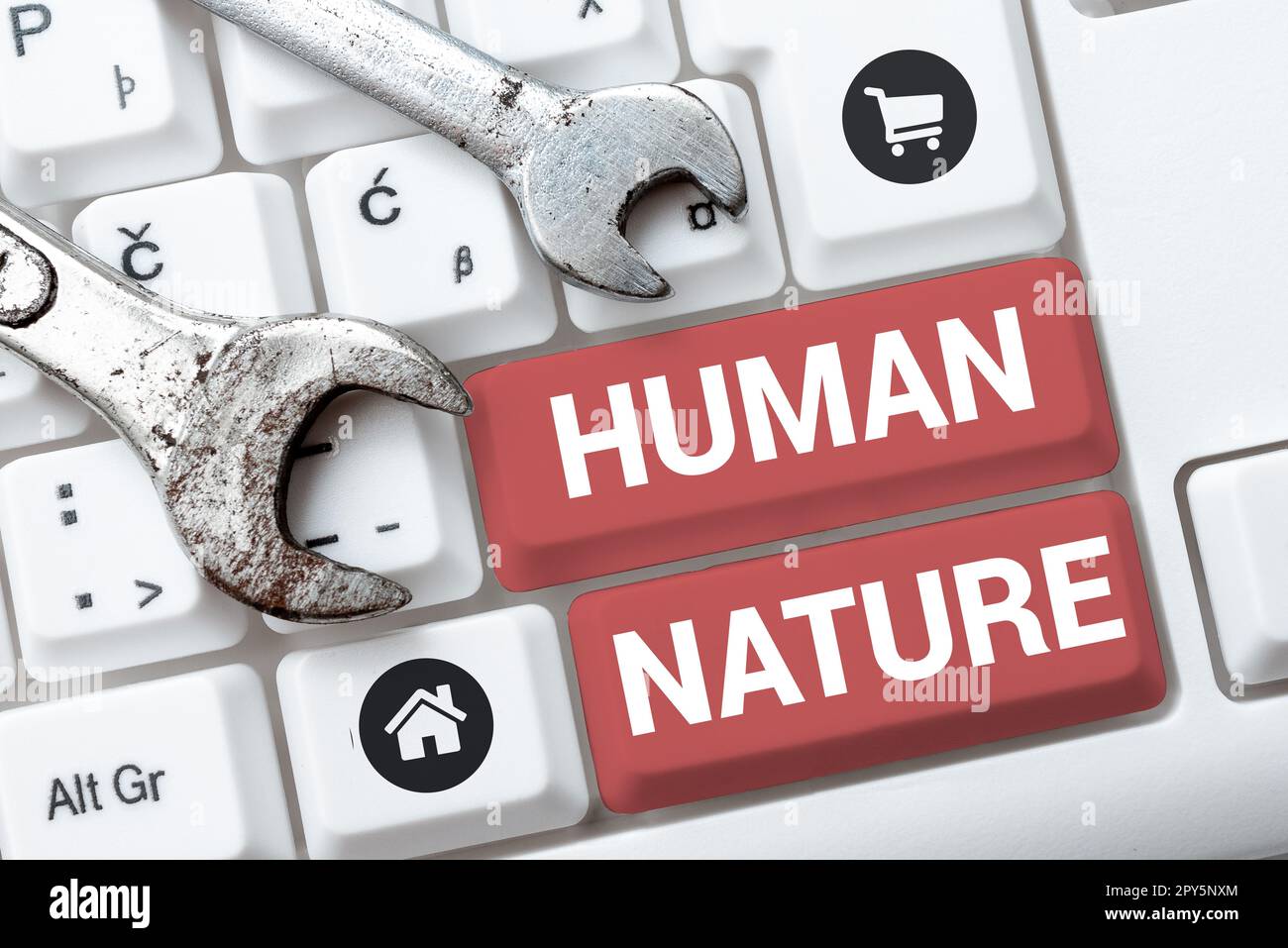 Sign displaying Human Nature. Conceptual photo psychological ...