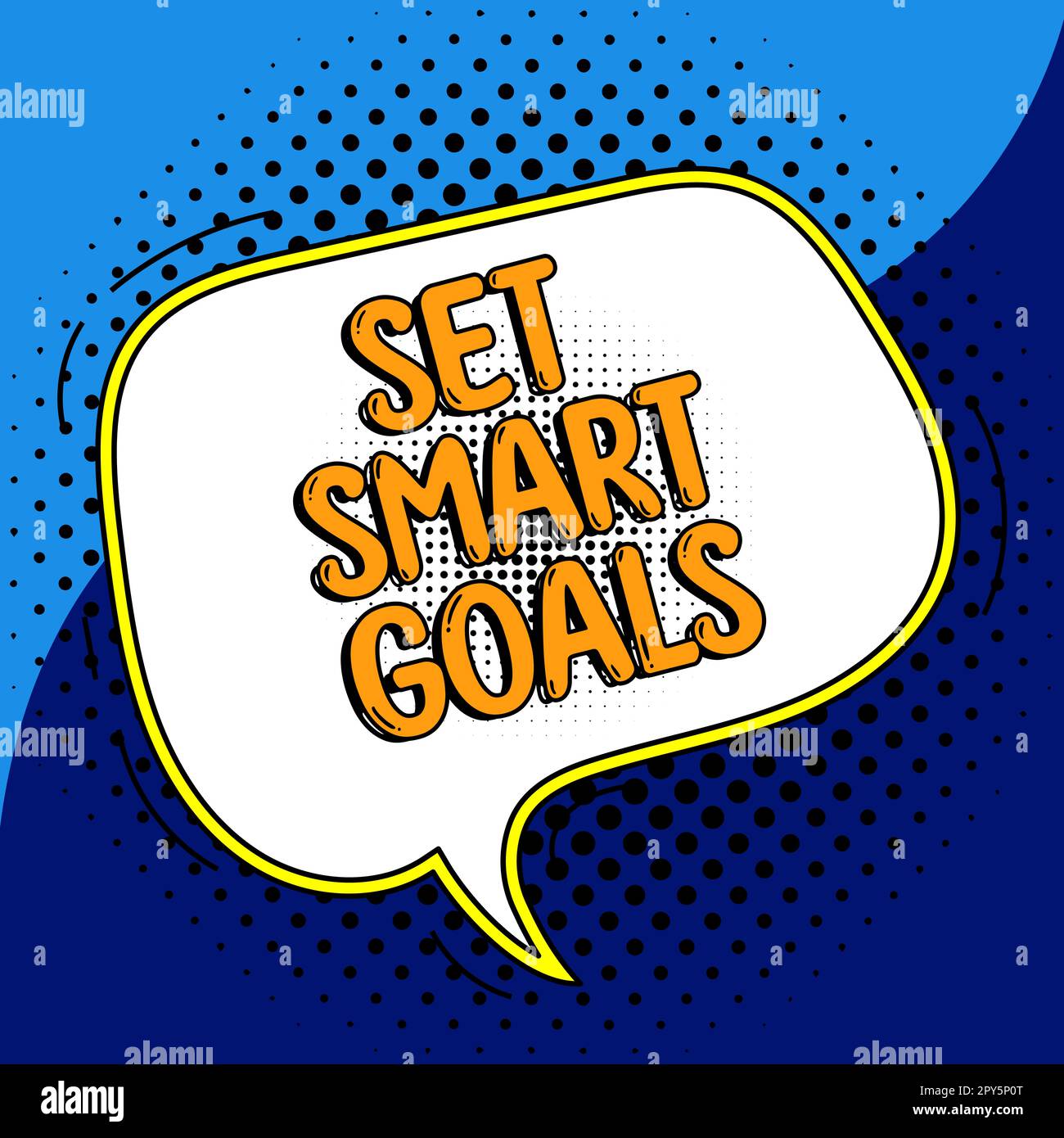 Inspiration showing sign Set Smart Goals. Internet Concept Establish ...