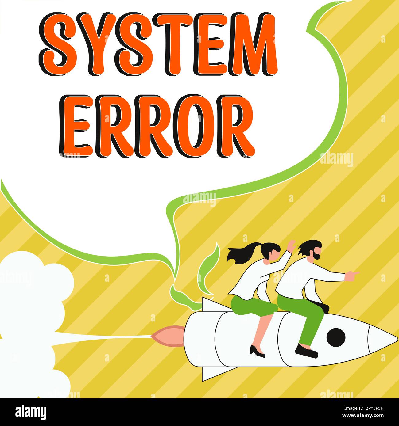 Text showing inspiration System Error. Concept meaning Technological ...