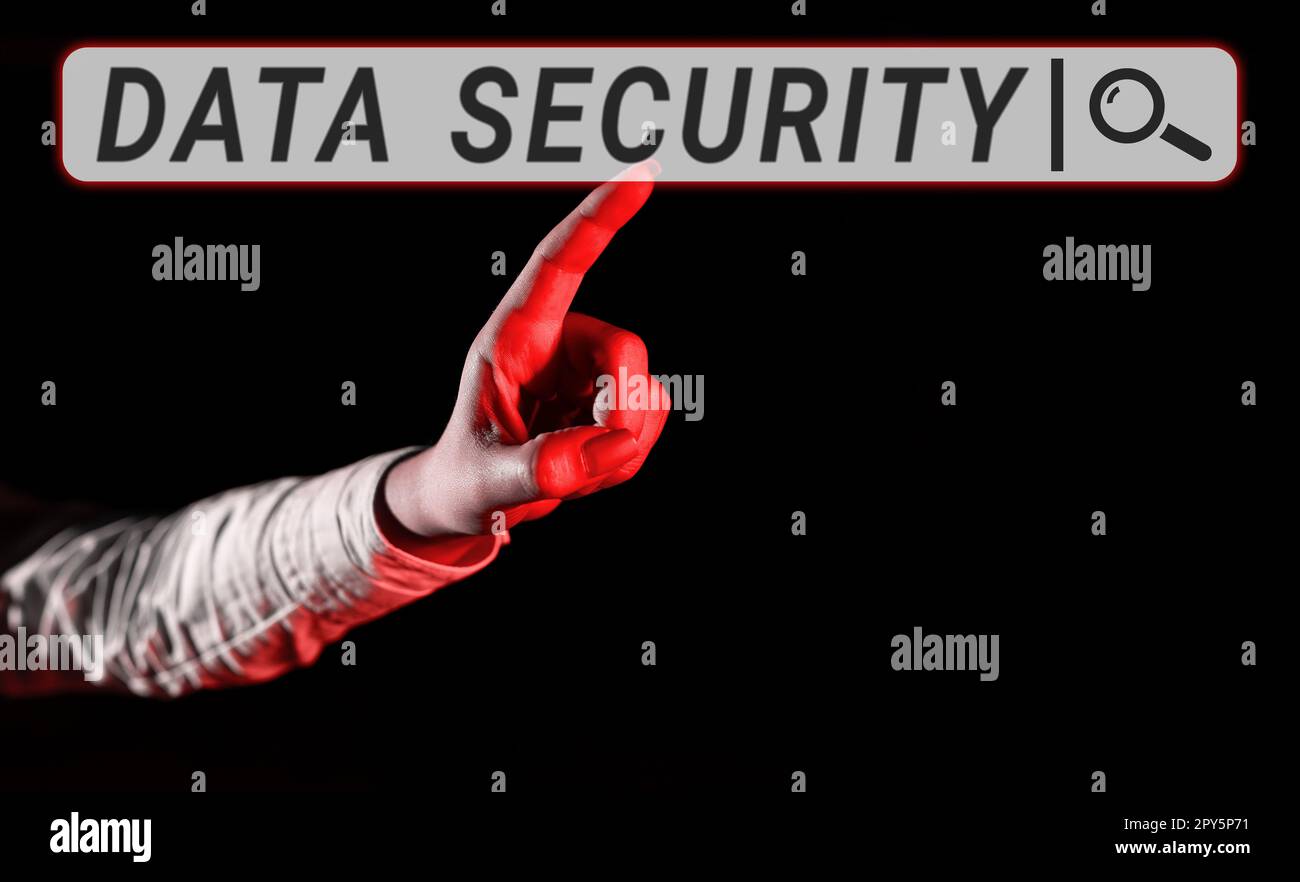 Text Caption Presenting Data Security Internet Concept Confidentiality Disk Encryption Backups