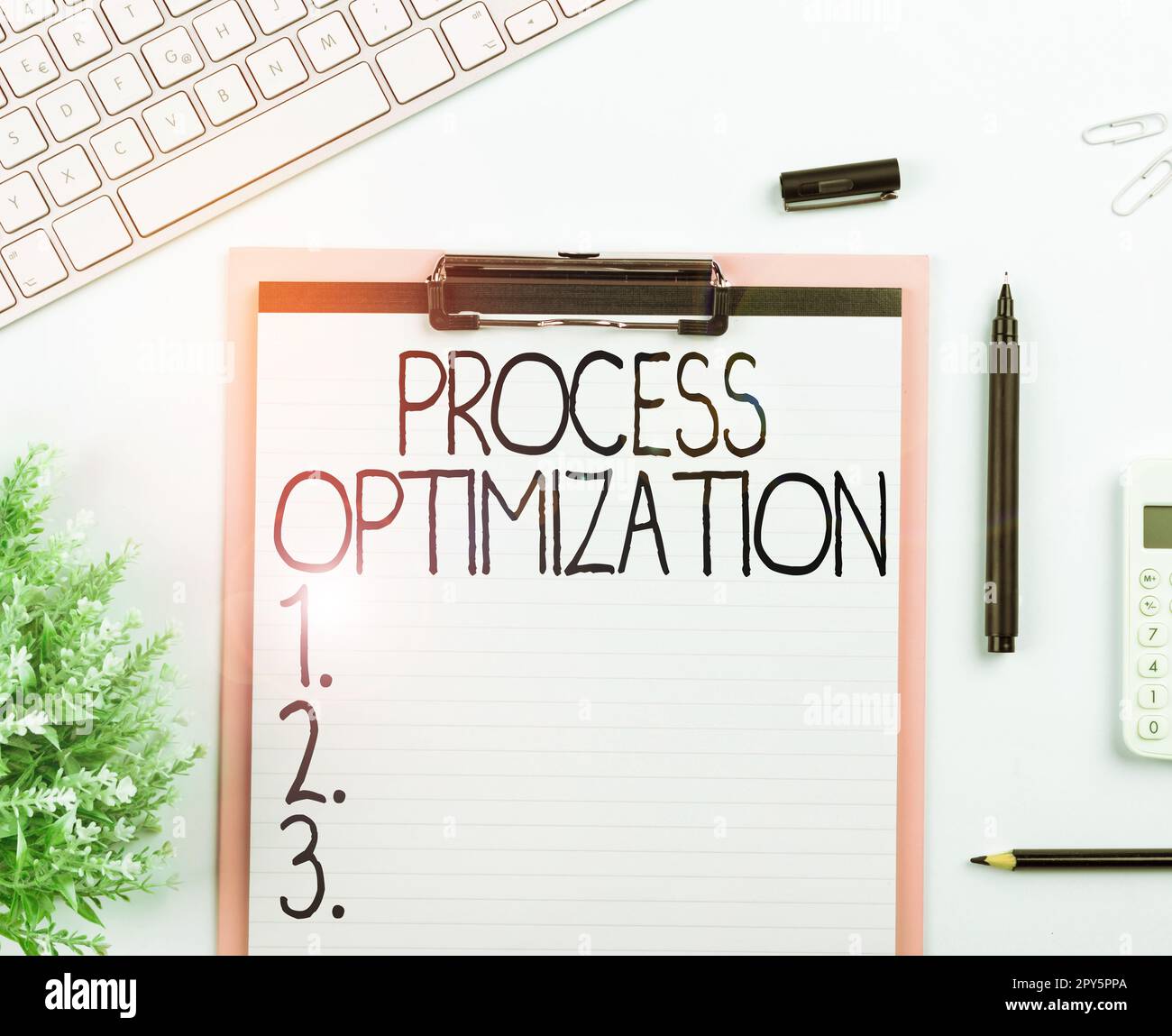 Text showing inspiration Process Optimization. Business idea Improve Organizations Efficiency ...