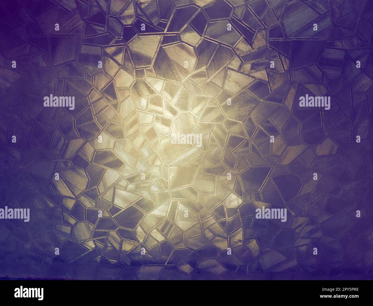 abstract image of corrugated glass on a light and dark background with ...