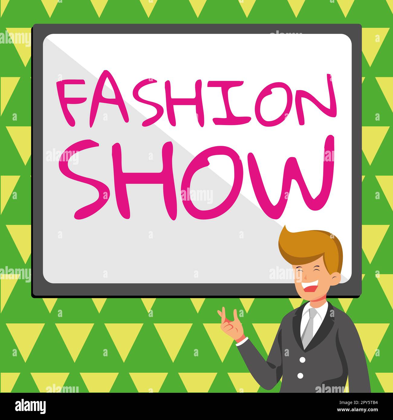 Text showing inspiration Fashion Show. Business overview exibition that ...