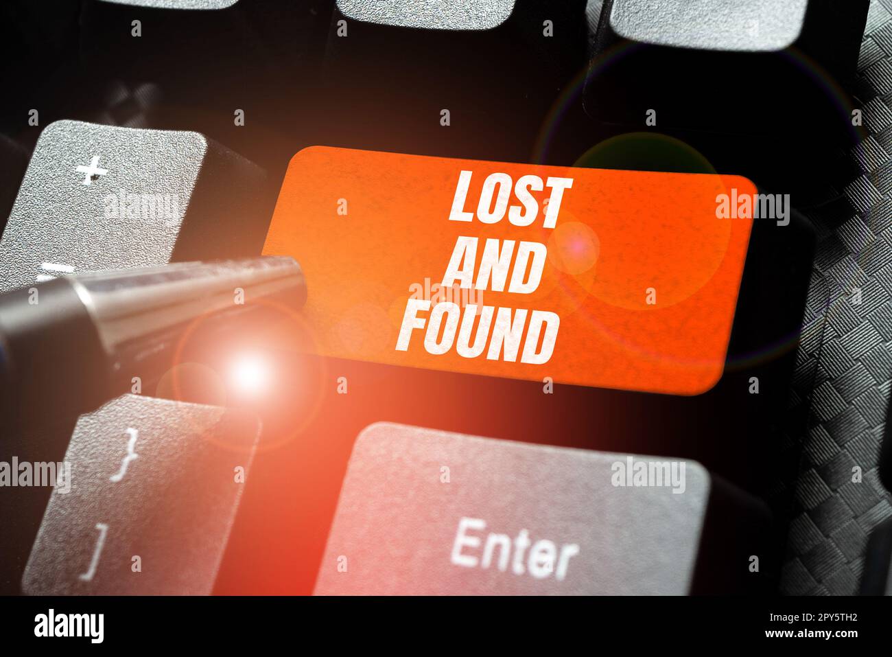 Conceptual display Lost And Found. Business approach Place where you ...