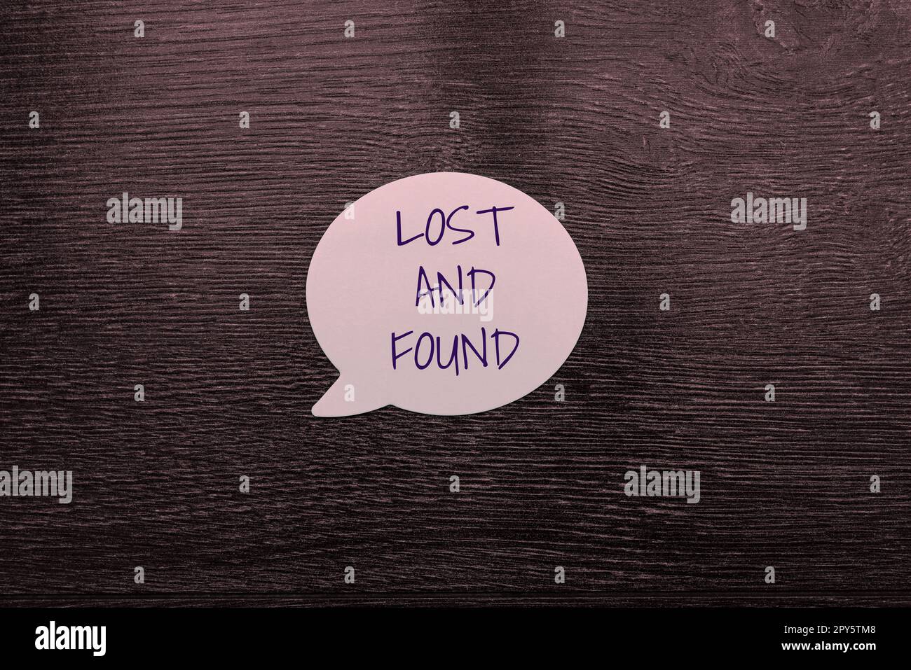 Writing displaying text Lost And Found. Concept meaning Place where you ...