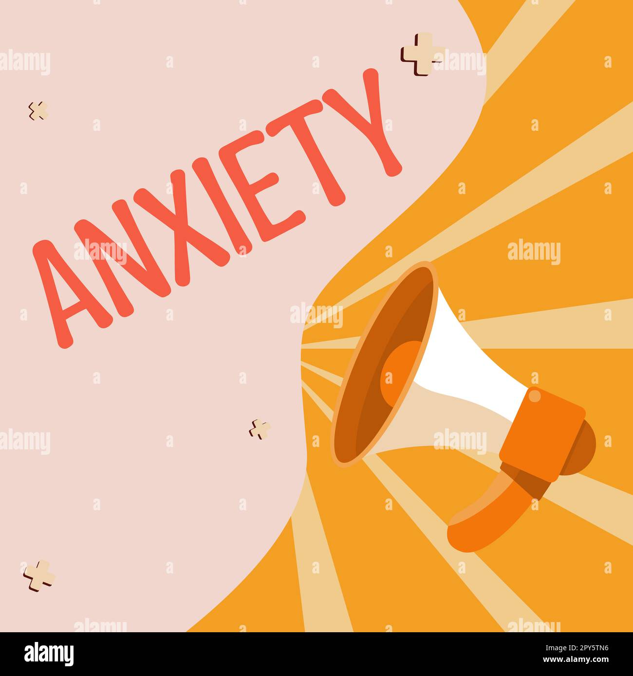 Writing displaying text Anxiety. Conceptual photo Excessive uneasiness ...