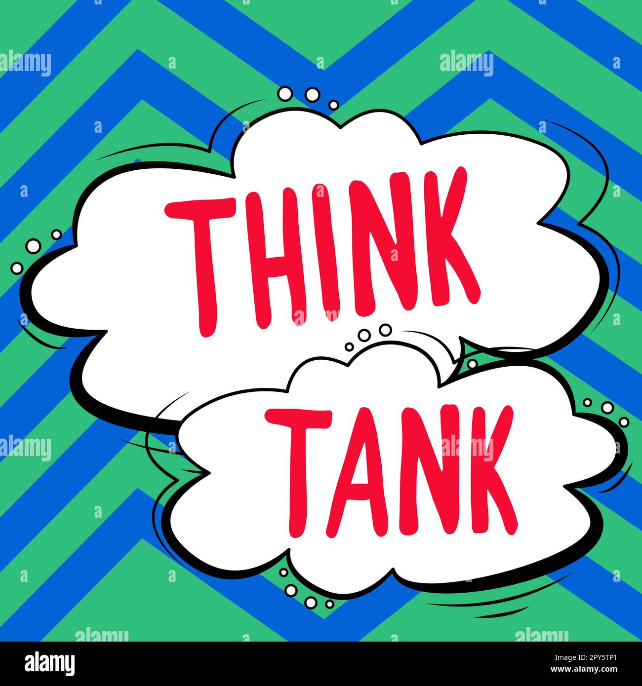 Text sign showing Think Tank. Business overview Thinking of Innovative ...