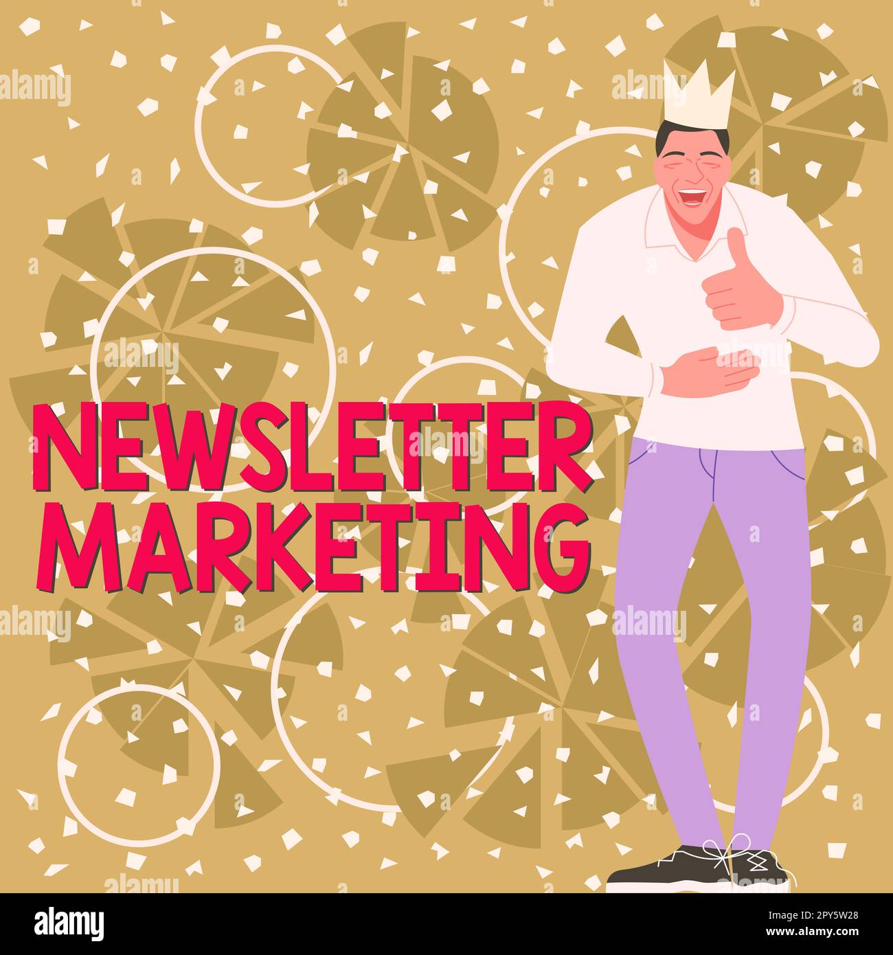 Sign displaying Newsletter Marketing. Business concept act of sending a ...