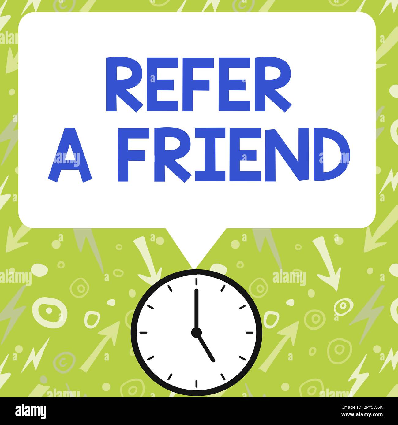 Conceptual display Refer A Friend. Word for Recommendation Appoint ...
