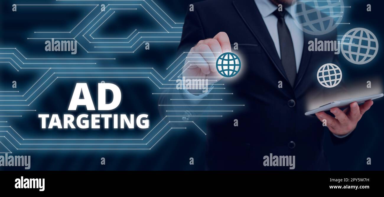 Conceptual display Ad Targeting. Word Written on target the most ... Conceptual display Ad Targeting. Word Written on target the most ...