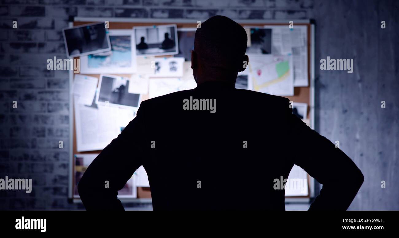 Detective investigation board hi-res stock photography and images - Alamy